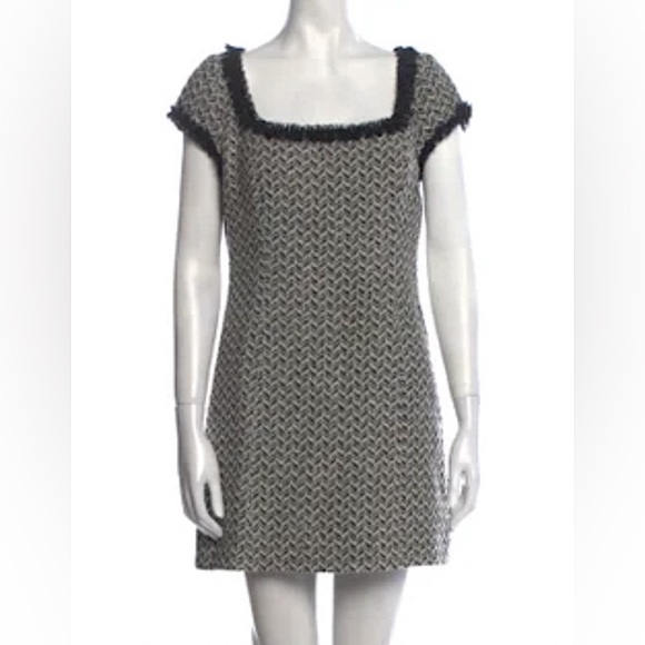 Milly | Dresses | Milly Tweed Pattern Mini Dress | Poshmark